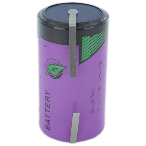Tadiran R20 SL-2780 3,6V Lithium batteri med loddeflige